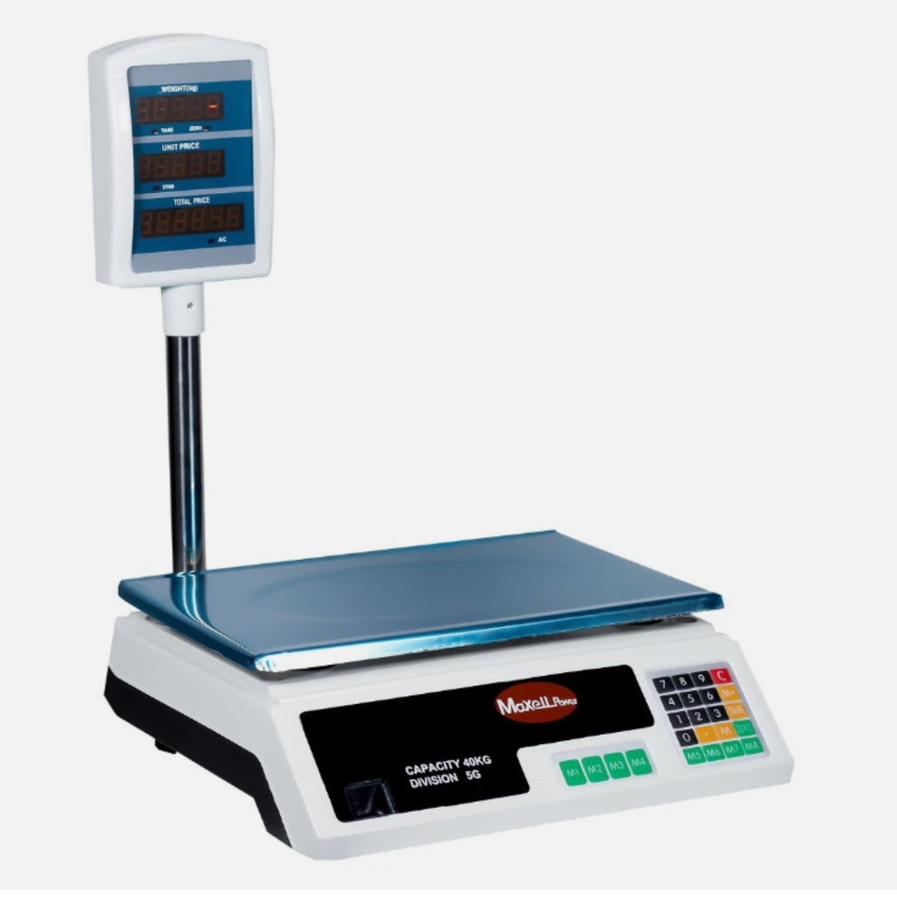 Balanza comercial con torre 40kg | Mayorista Items Objetos